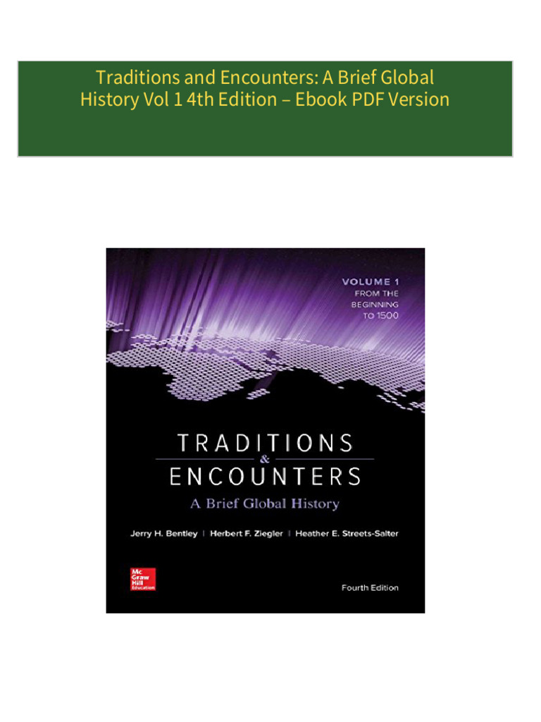 Download ebooks file Traditions and Encounters: A Brief Global History ...