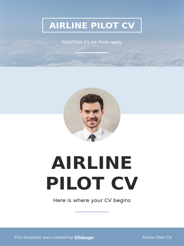 Airline Pilot CV by Slidesgo | PDF | Planets | Jupiter