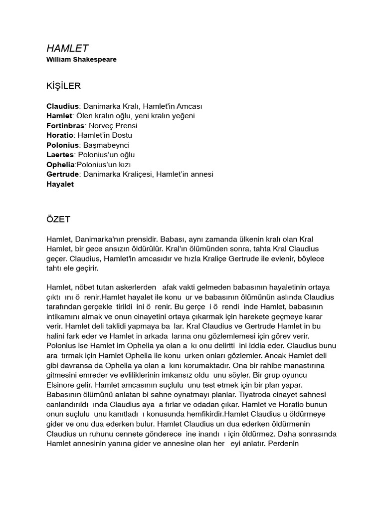 Hamlet 2 | PDF