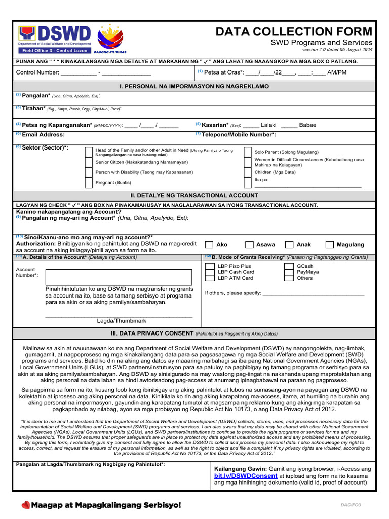 Data Consent Form | PDF