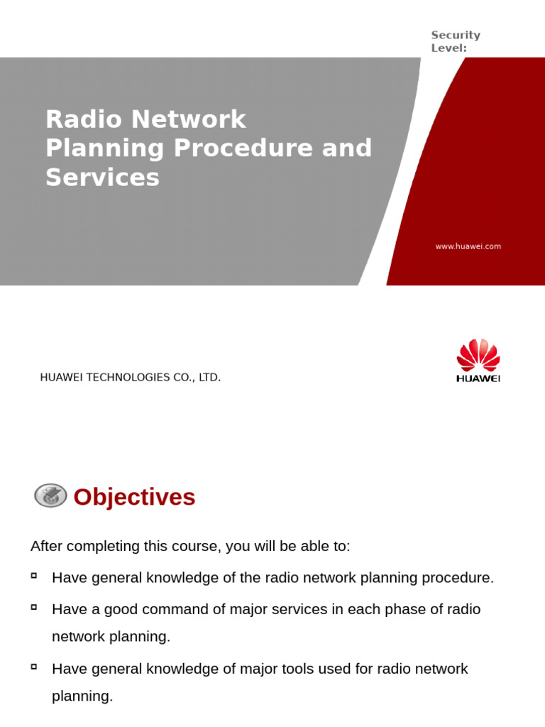 RNP-Radio Network Planning Procedure and Services-V1.0 | PDF | Antenna ...