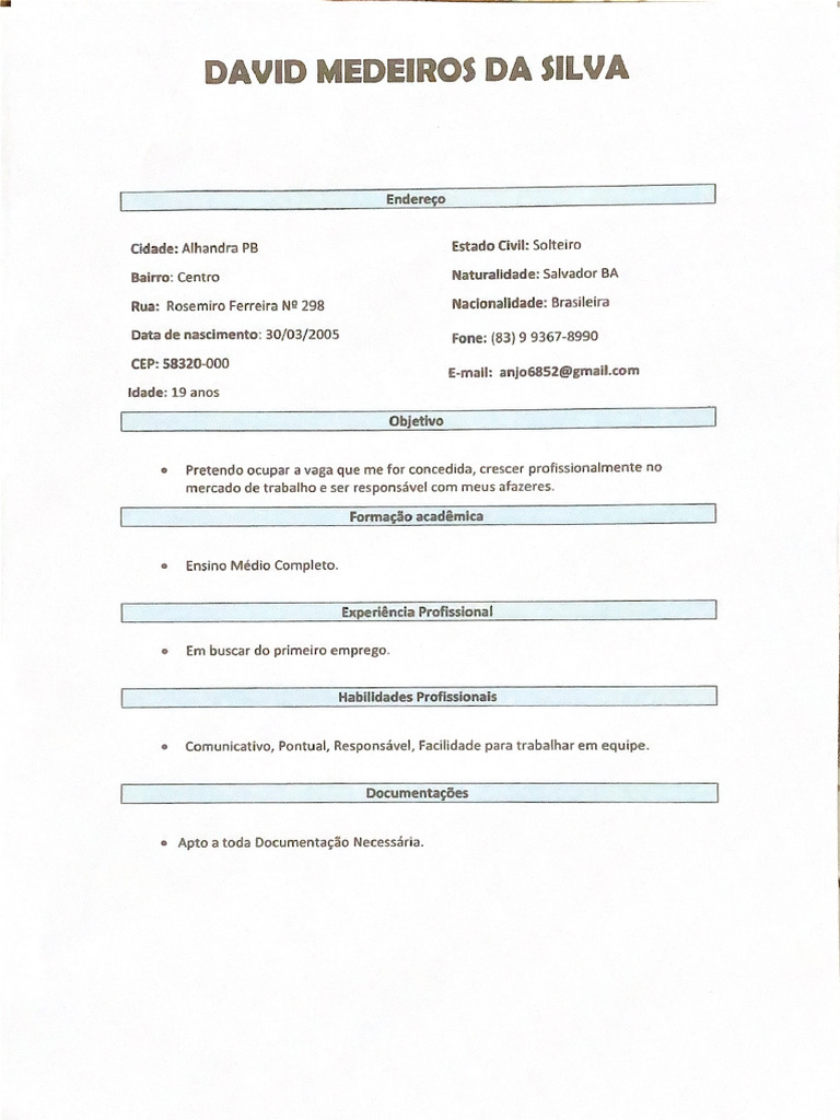 David Medeiros | PDF