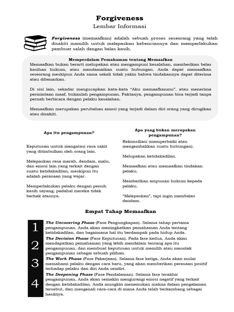 Modul Forgiveness Therapy | PDF