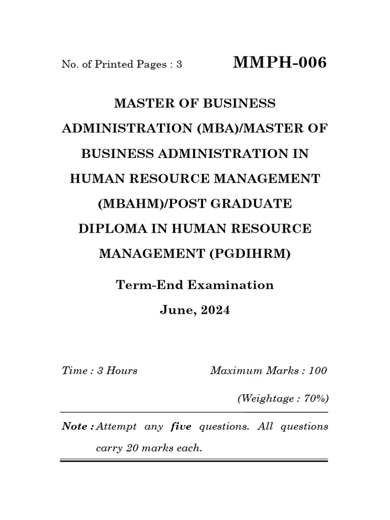 MMPH 006 | PDF