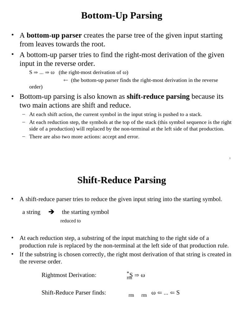 Bottomupparser | PDF | Parsing | Formalism (Deductive)