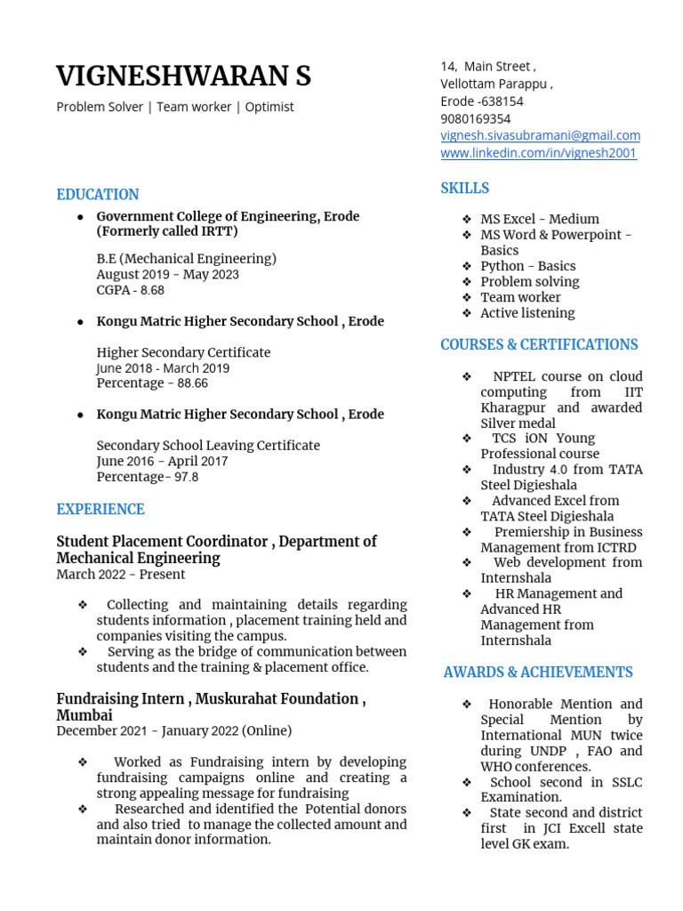 Resume (4)_ | PDF