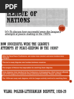 Achievements and Failures of The League PDF | PDF | League Of Nations ...