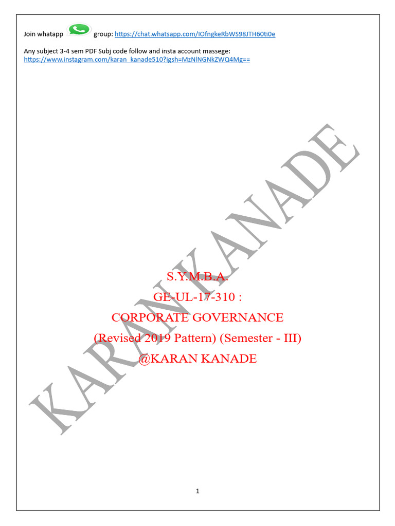 Ge - 310 Corporate Governance | PDF | Audit | Regulatory Compliance