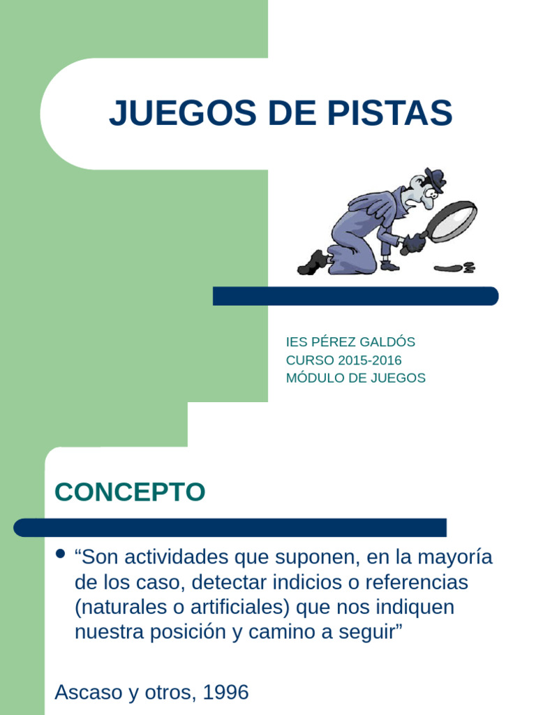 Juegos de Pistas en IES Pérez Galdós | PDF