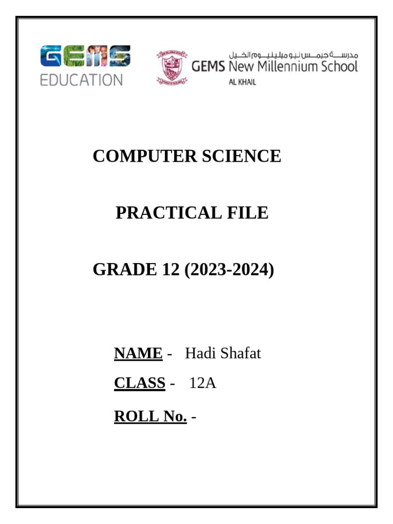 Practical File 23-24 | PDF | Table (Database) | Databases