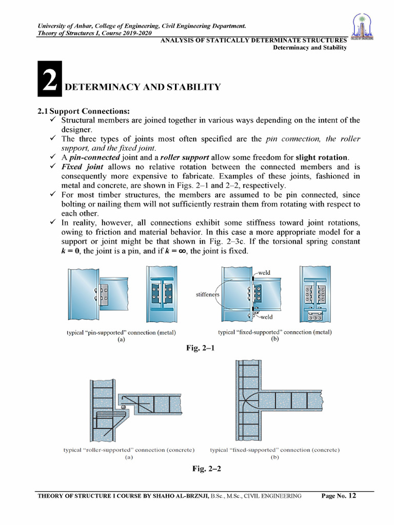 Theory of Structures I-02 | PDF
