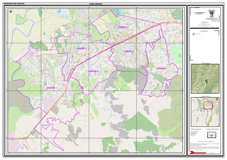 Plano Soacha Urbano A0 | PDF