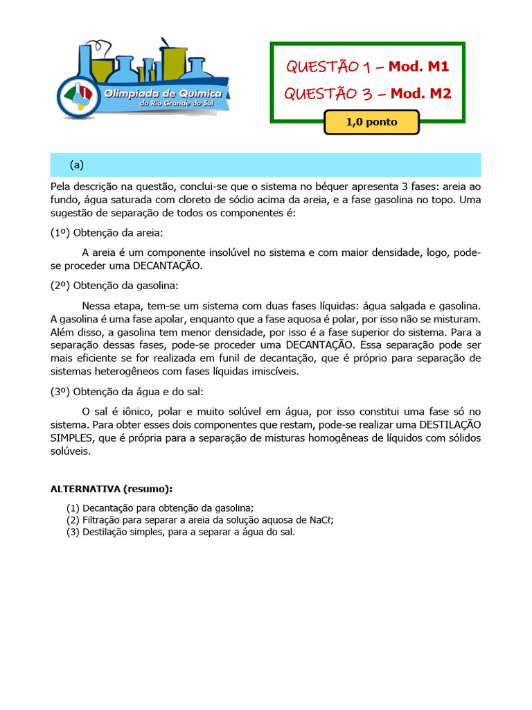 Gabarito Oqrs 2024 Publicacao Compactado | PDF | Solubilidade | Entalpia Gabarito Oqrs 2024 Publicacao Compactado | PDF | Solubilidade | Entalpia