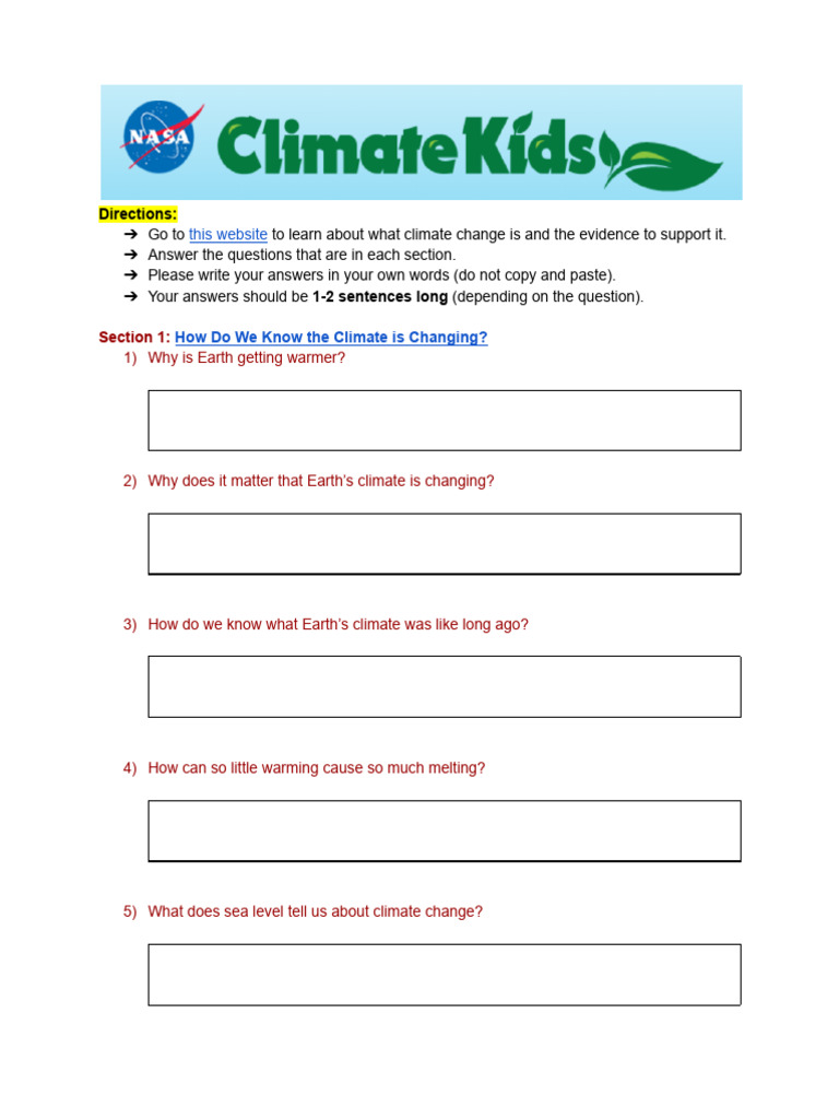 Climate Change and Air Pollution Guide | PDF
