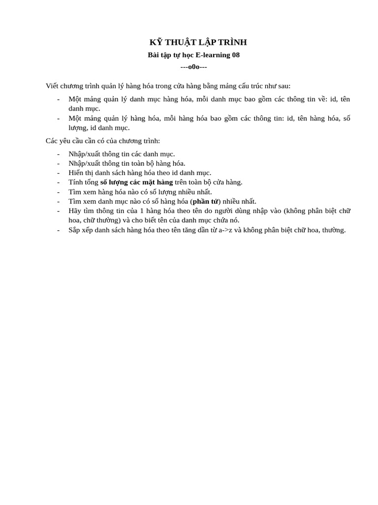 KTLT E Learning 08 Structure | PDF