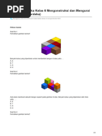 Soal Matematika Kelas 6 Visualisasi Spasial Kurikulum Merdeka | PDF