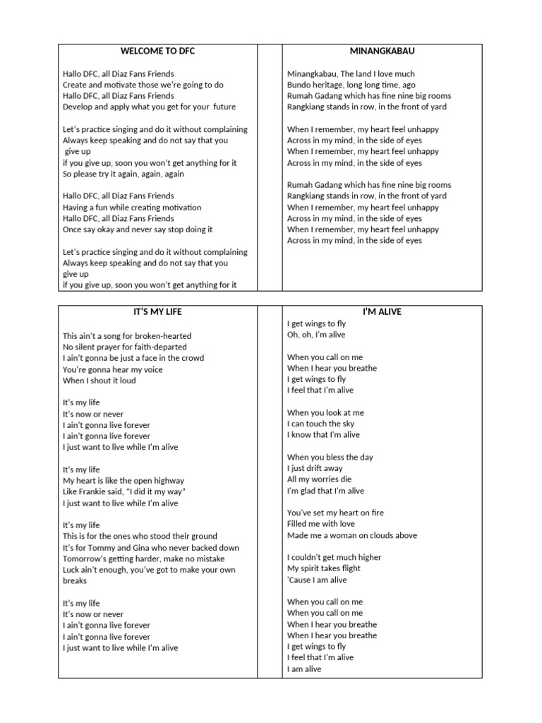 SONG FOR FIELD TRIP 2 GRACE HILL Villa | PDF