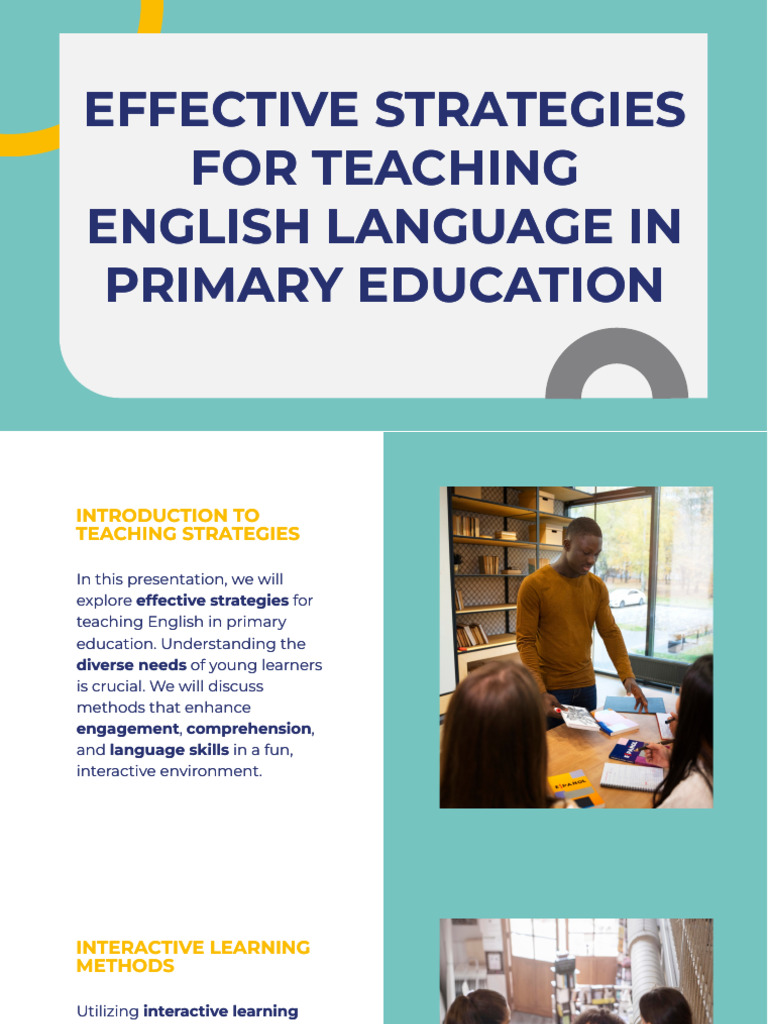 Effective English Teaching Strategies | PDF