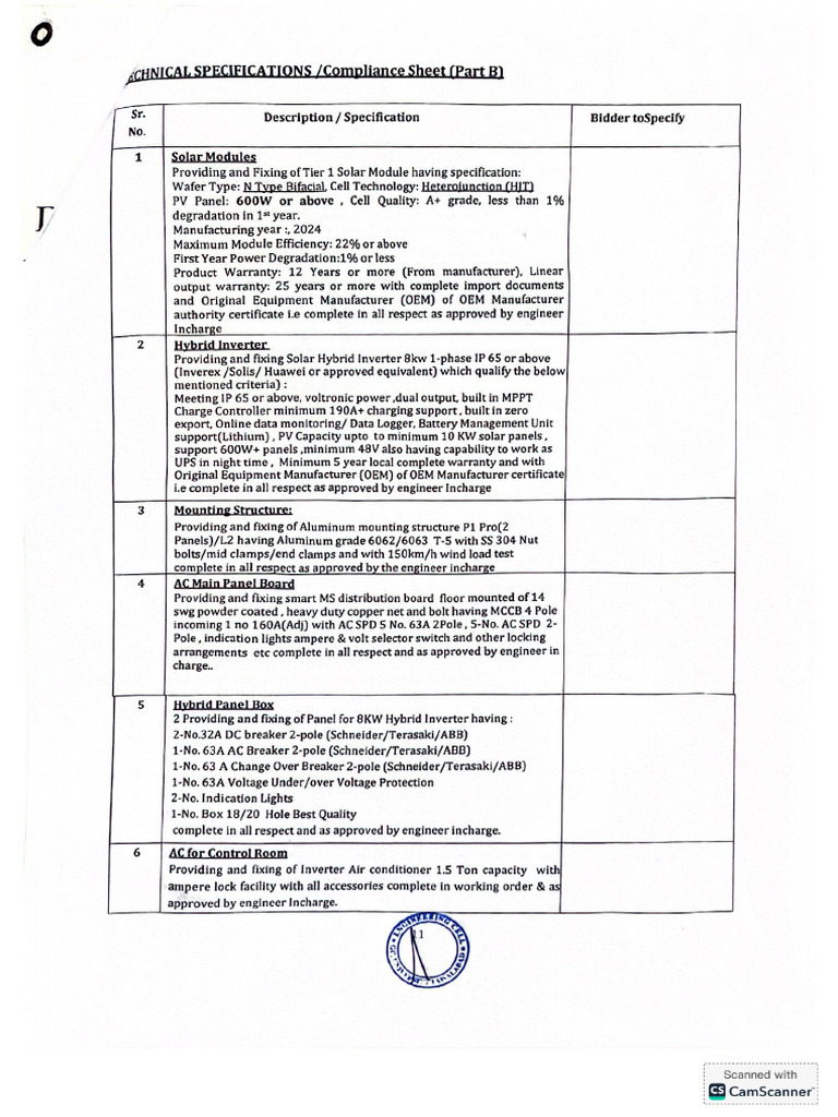 Technical Specifications 30 | PDF