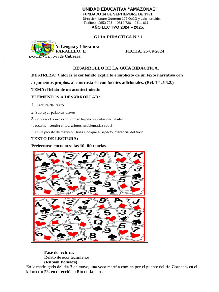 Guia Didactica 25-09 | PDF