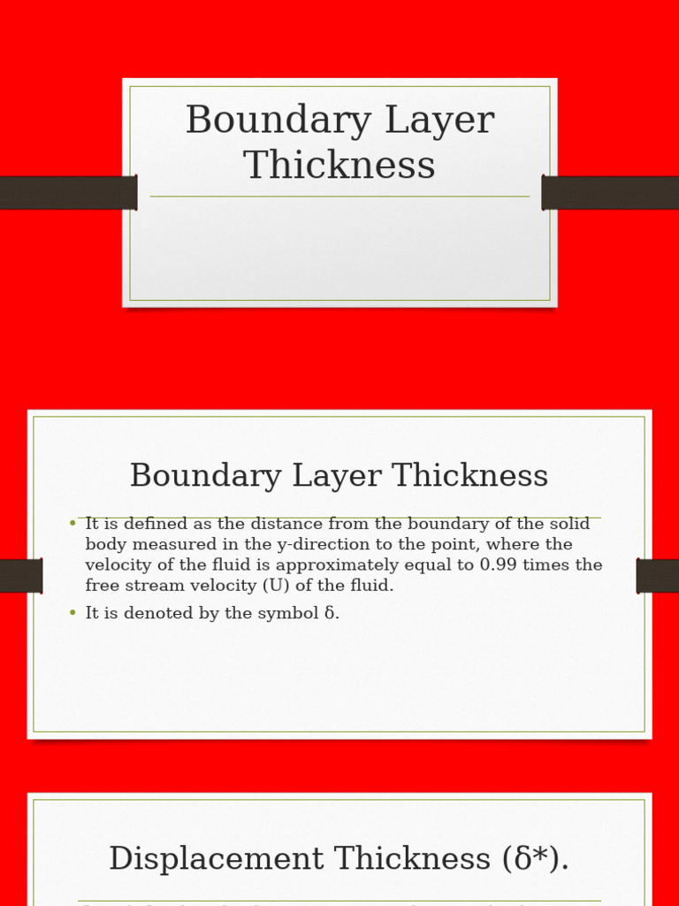 Boundary Layer Thickness | PDF | Boundary Layer | Physical Quantities