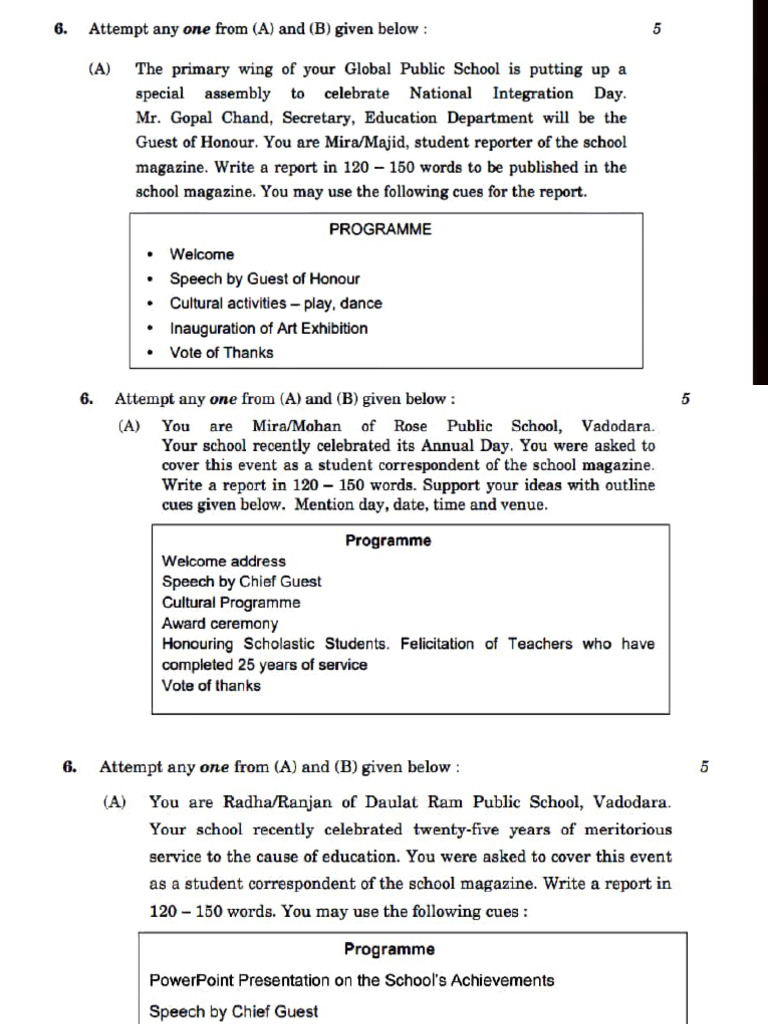 School Event Report Writing Guide | PDF