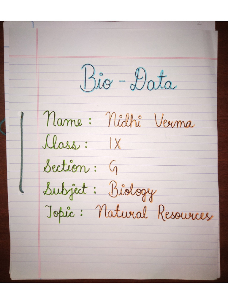 Natural Resources Project | PDF