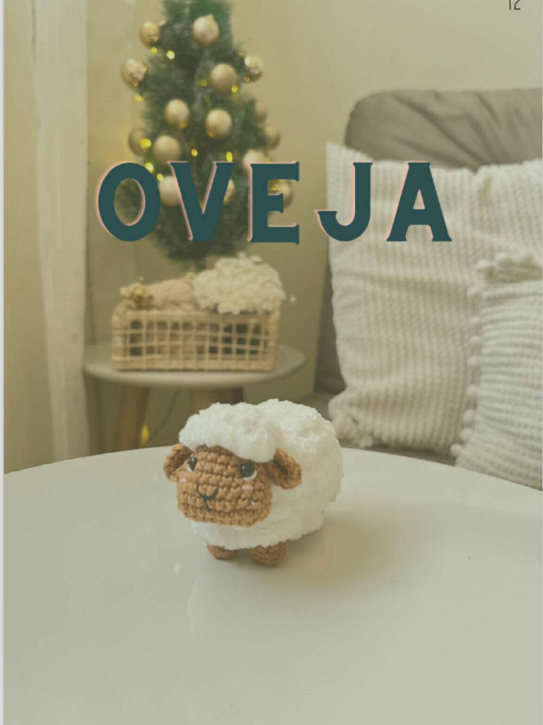 oveja | PDF | Tejidos Figurados | Tejer