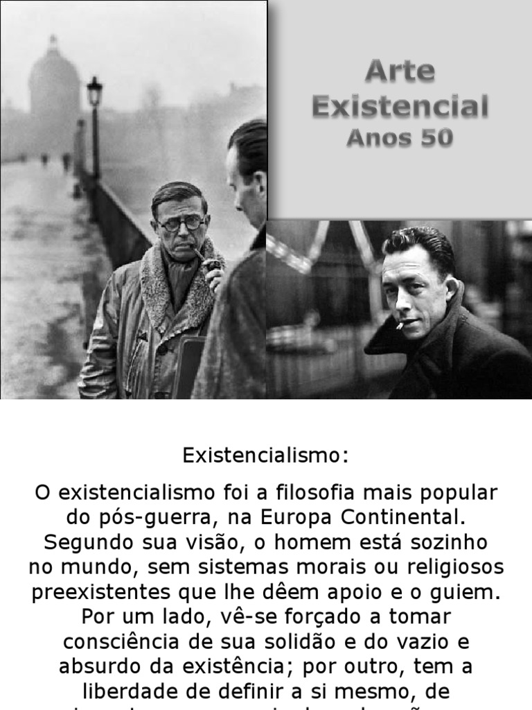 Arte Existencial | PDF | Existencialismo | Jean Paul Sartre