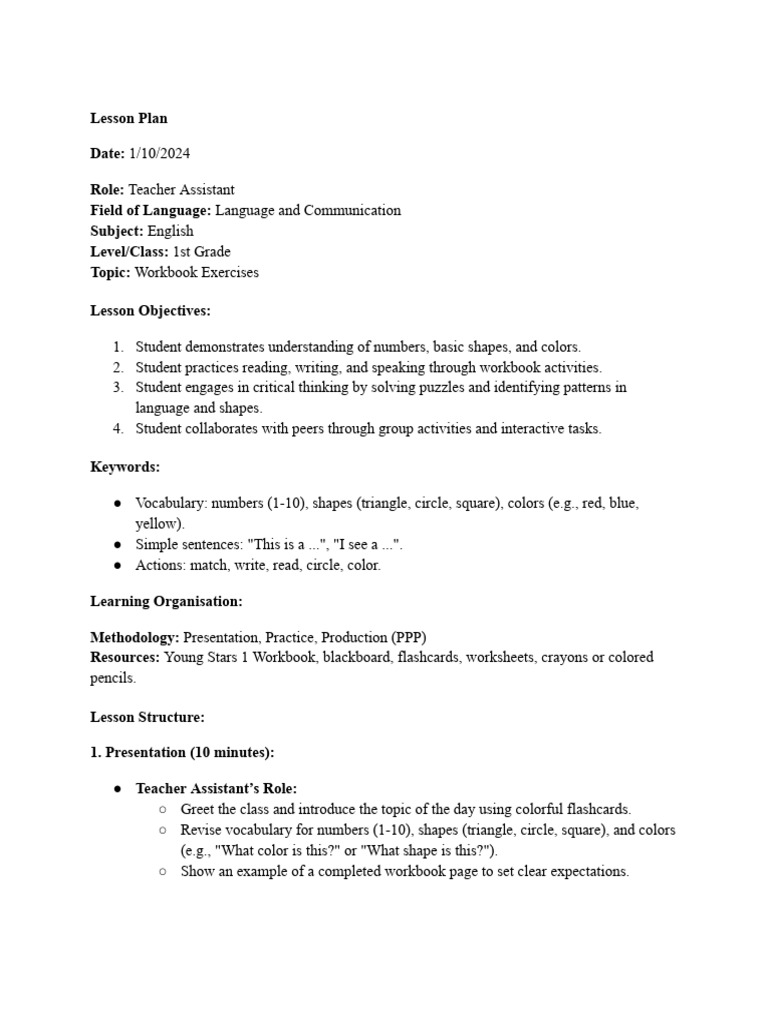 Lesson Plan | PDF | Lesson Plan | Pedagogy