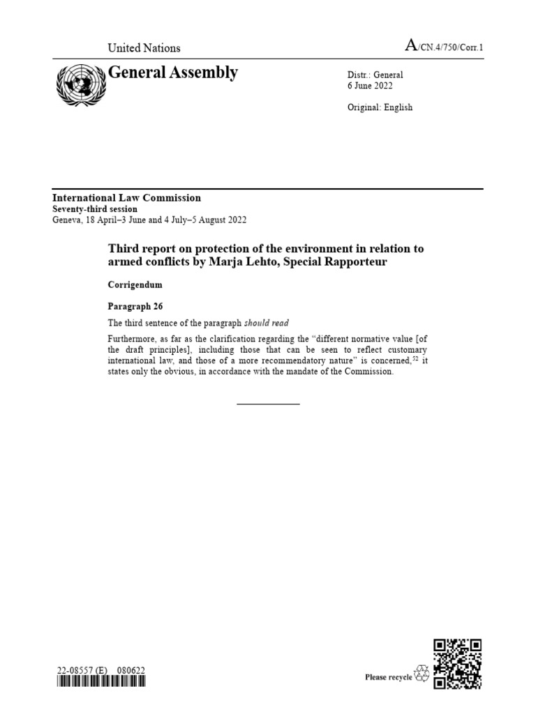 Third Rep Corrigendum Lehto | PDF