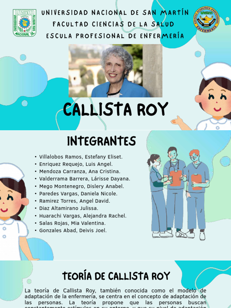 Callista Roy | PDF | Las emociones | Terapia de conducta cognitiva