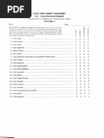 POMS Profile Questionnaire | PDF | Emotions | Psychology