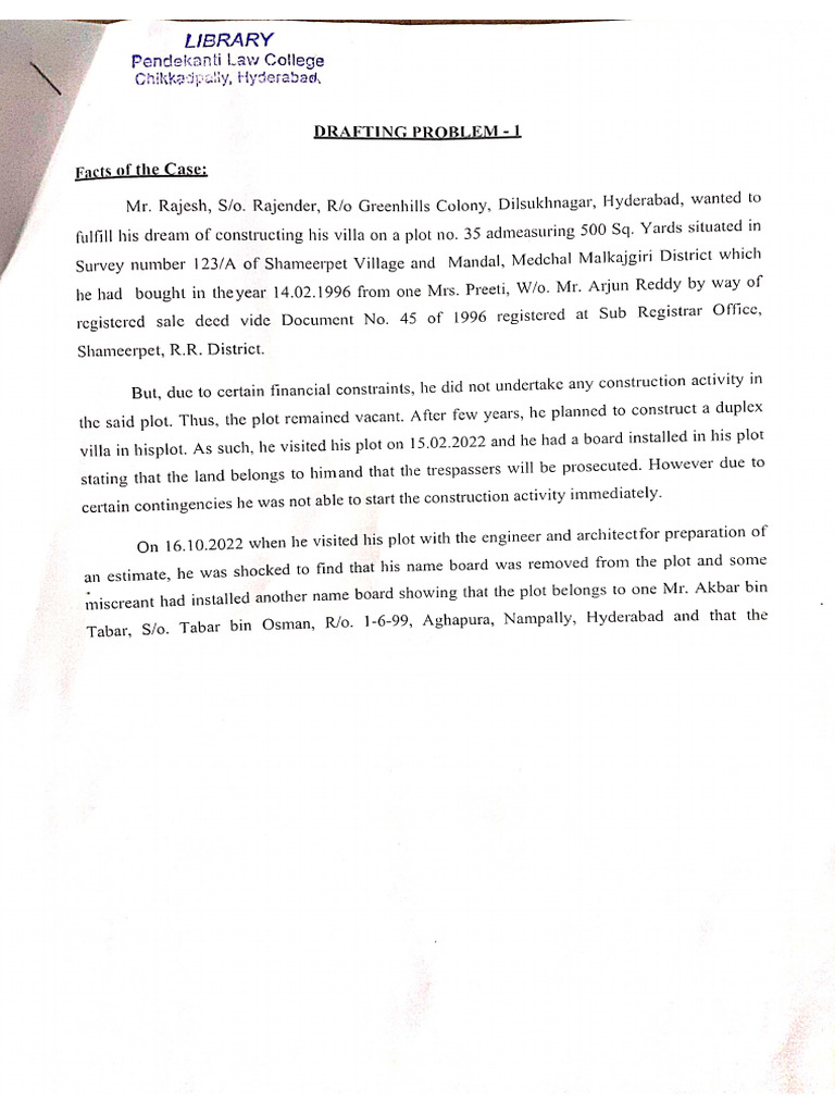 DPC Problem No.1 | PDF