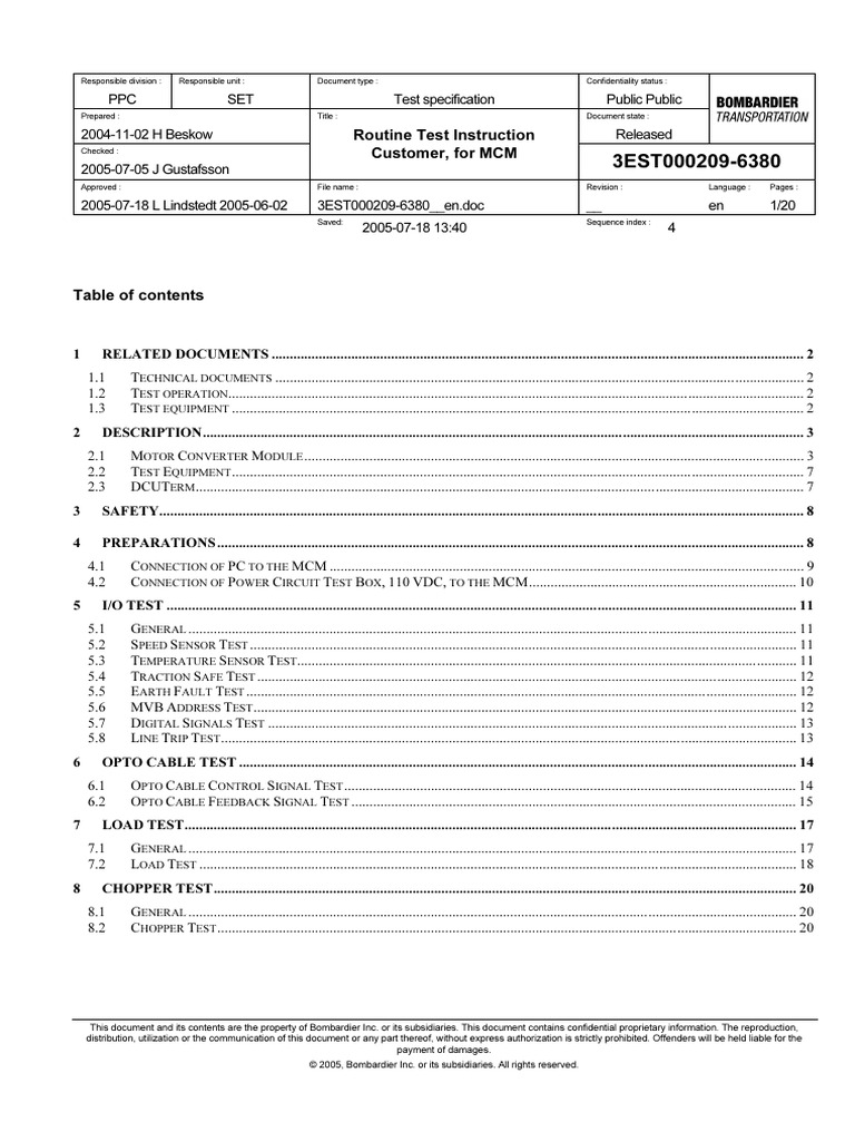 Motor Converter Module Test Instructions | PDF | Power Supply | Direct ...