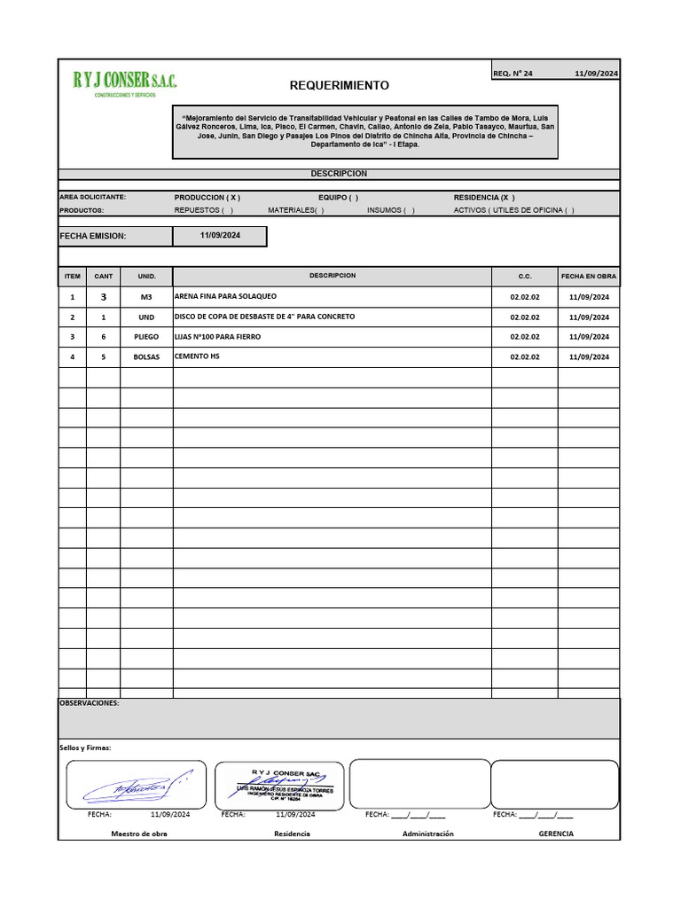 Requerimiento 024 11.09.2024 | PDF