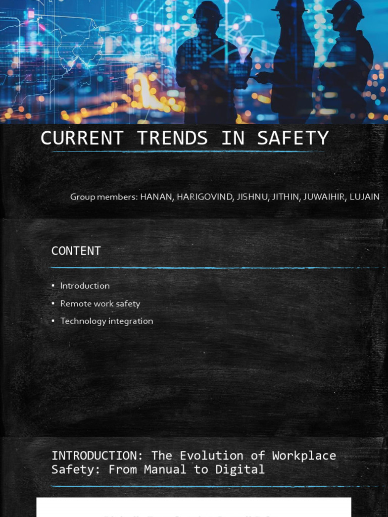 Trends in Remote Work Safety Practices | PDF | Computer Security | Security