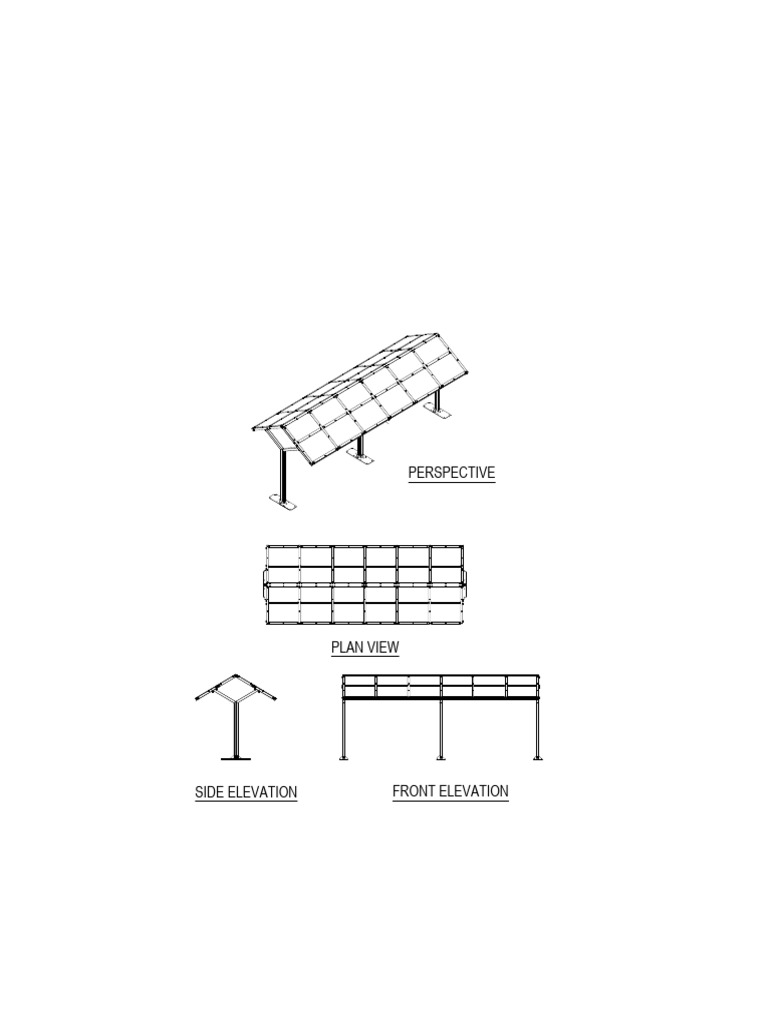 Architectural Elevation and Plan Views | PDF