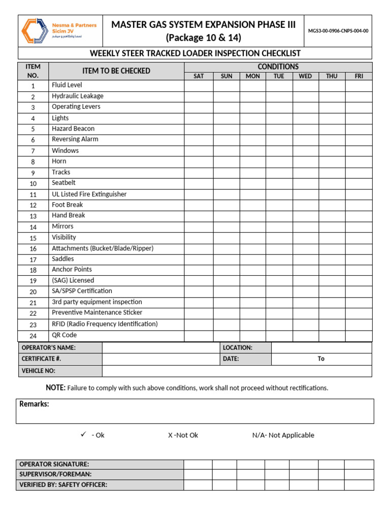 MGS3!00!0906-CNPS-004-00_Weekly Steer Tracked Loader Inspection ...
