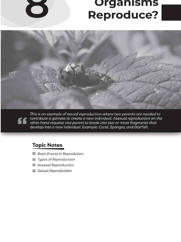 How Do Organisms Reproduce | PDF