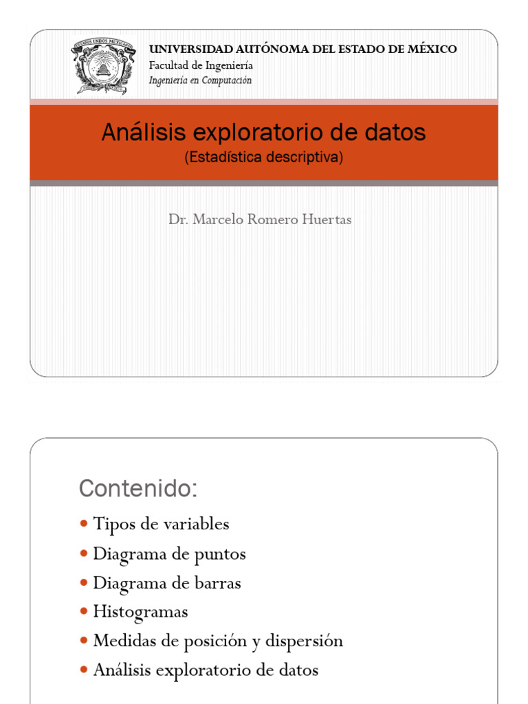 Análisis Exploratorio de Datos | PDF | Histograma | Media