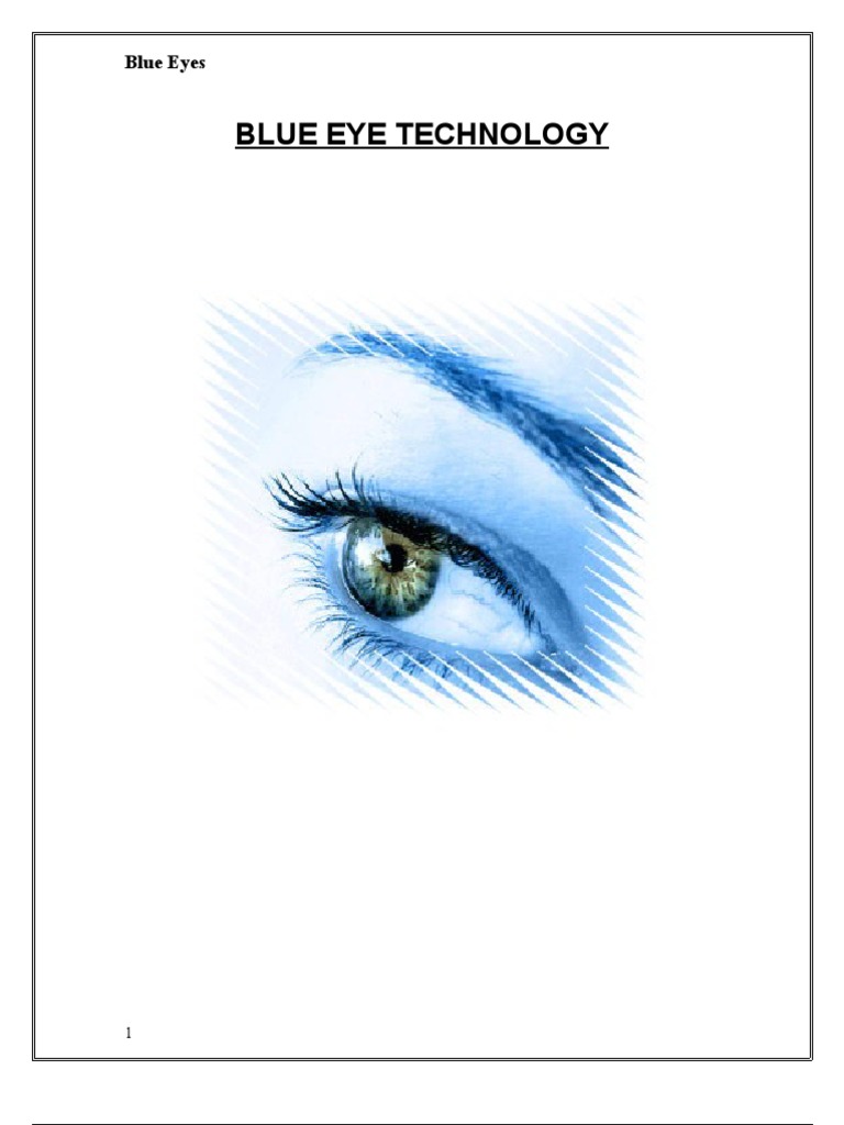 Blue Eye Technology | PDF | Analog To Digital Converter | Speech Recognition