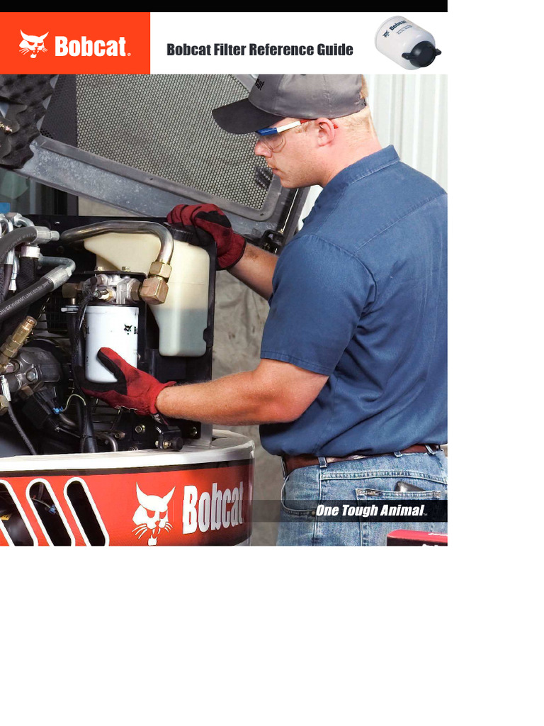 Bobcat T770/T870 Air Filter Locations | PDF | Engines