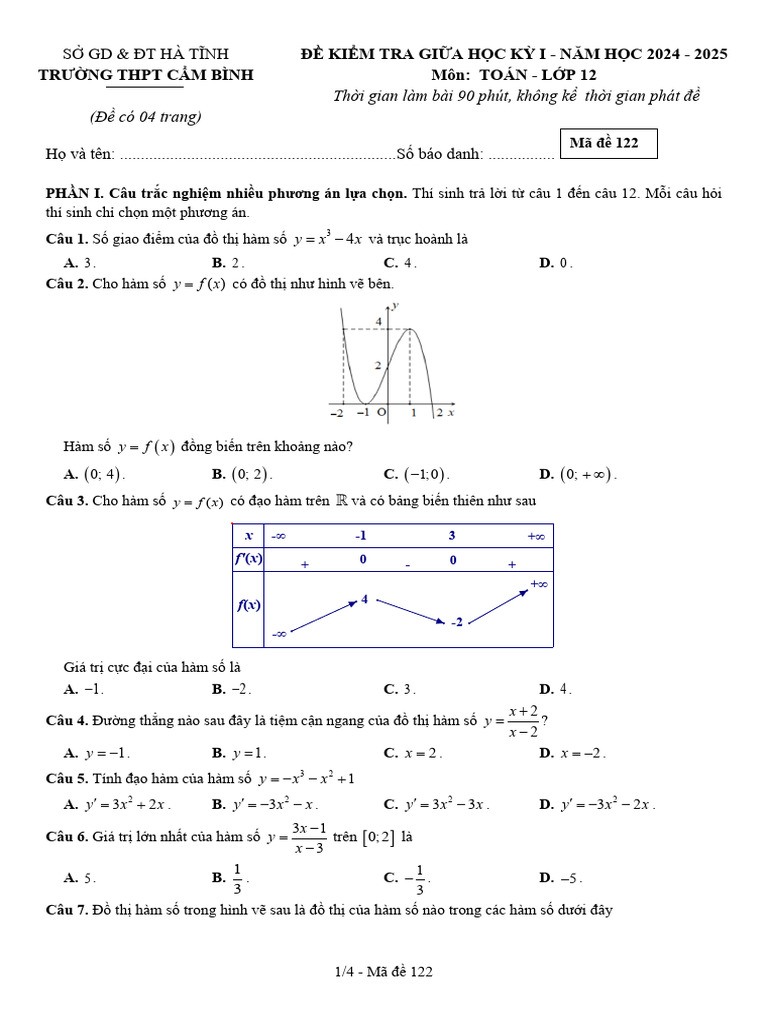 8 Tuan HK1-Cam Thuy | PDF