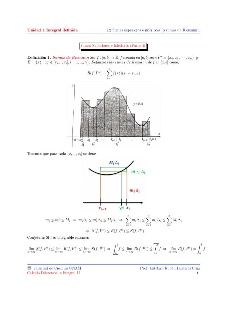 Sumas Inf Sup 2016 3 | PDF | Integral | Análisis