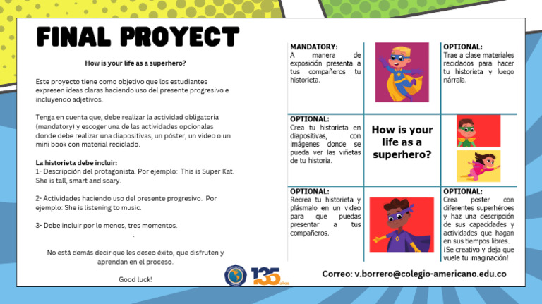 Final Proyect 2nd Grade | PDF