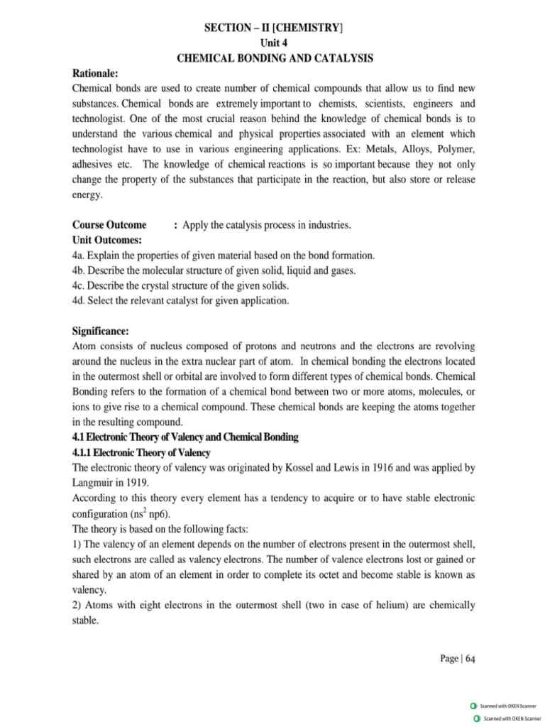 Chemistry Notes | PDF