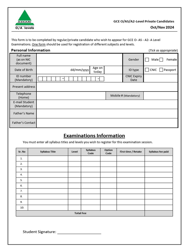 registration form | PDF