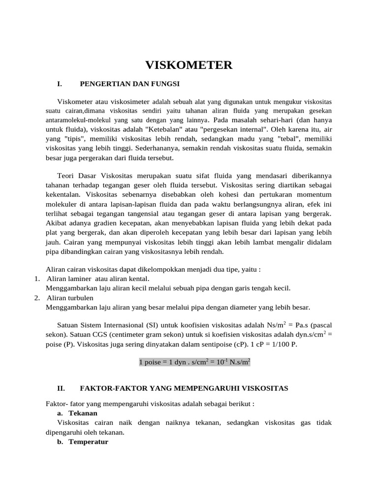 Viskometer | PDF