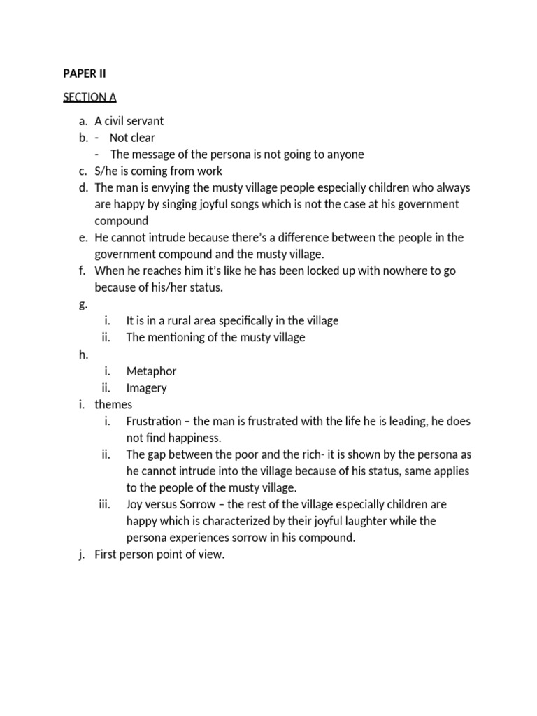 English Marking Key - 4 Pages | PDF | Macbeth